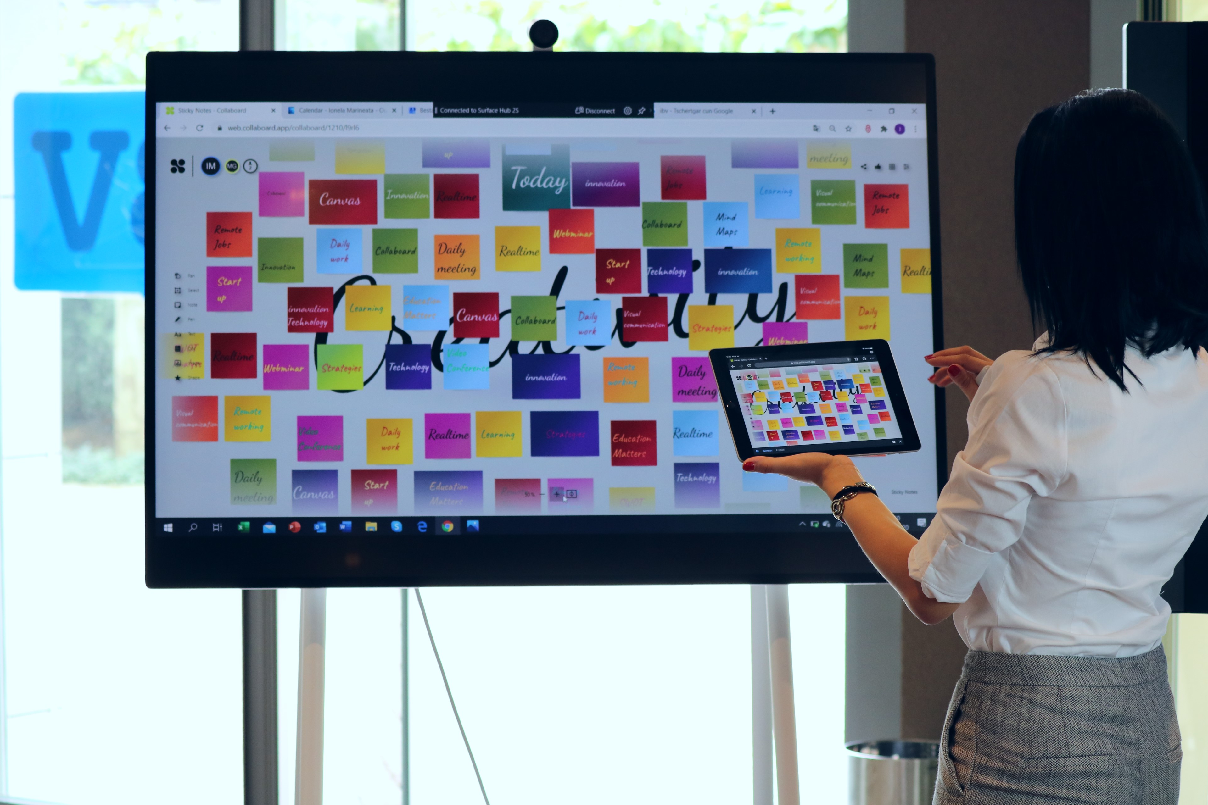 Create an agile virtual workspace with an online whiteboard