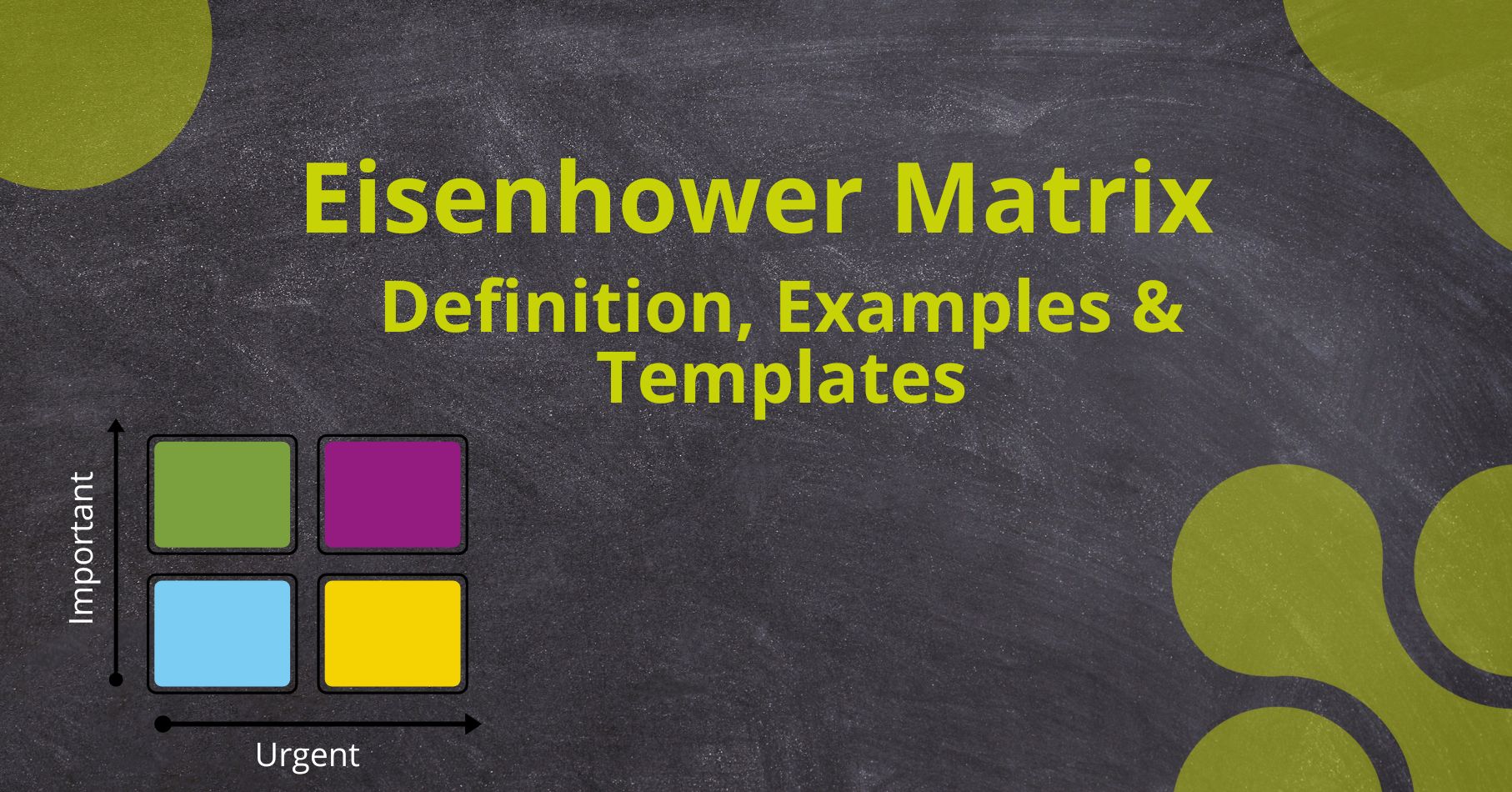 Eisenhower Matrix » Definition, examples & templates